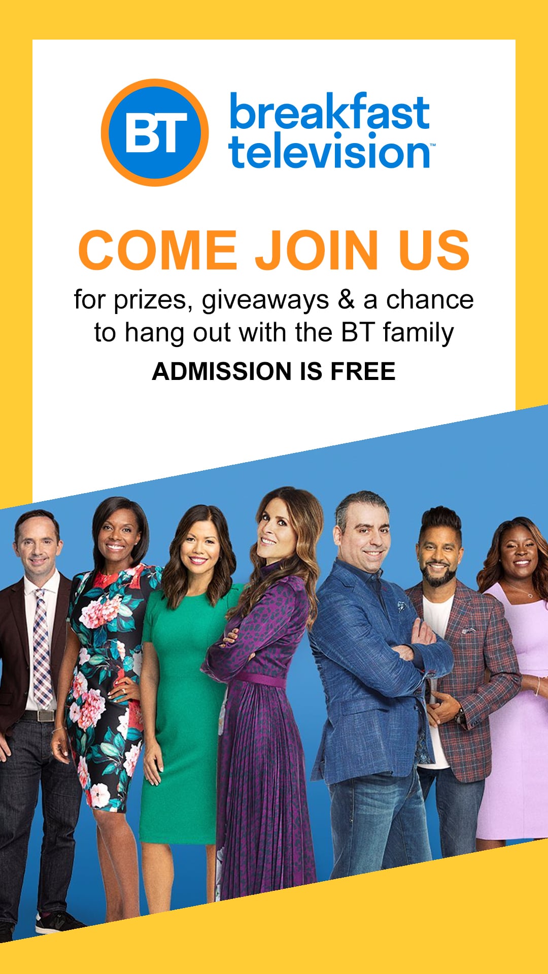 Breakfast Television Is Coming To Niagara Falls-Join The Show!